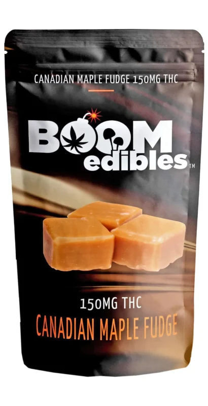 Boom Edibles Canadian Maple Fudge 150mg THC